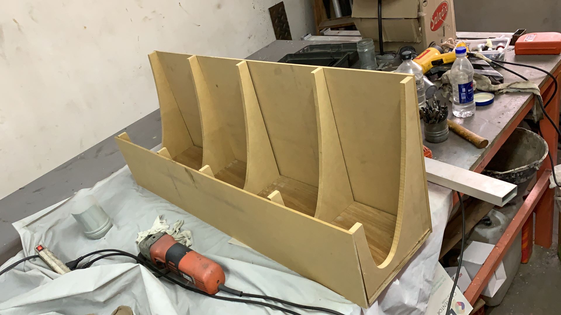 Matriz de borde de ataque. - Fácil MS 1/3 Avión Experimental Argentino